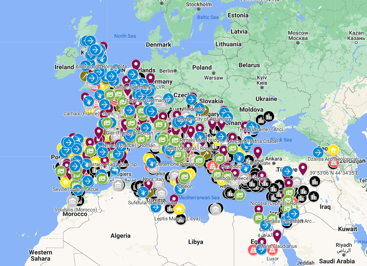 Roman Ruins - Ancient History Sites