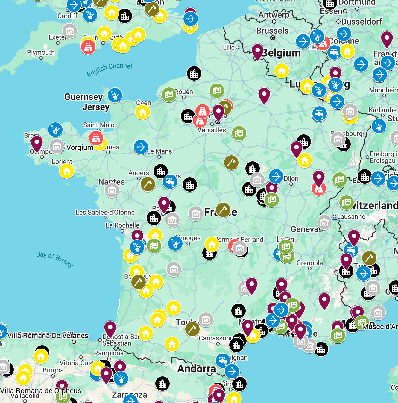 Roman Ruins in France - Ancient History Sites